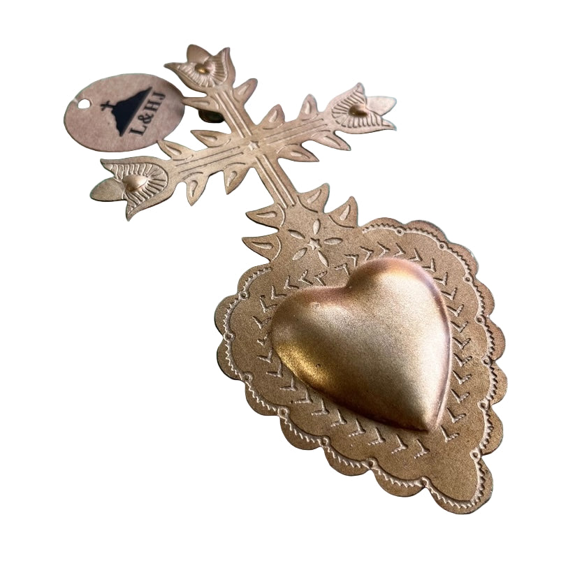 Ex-Voto Cross My Heart – Love & Honor Jesus | French Living Room Decor ...